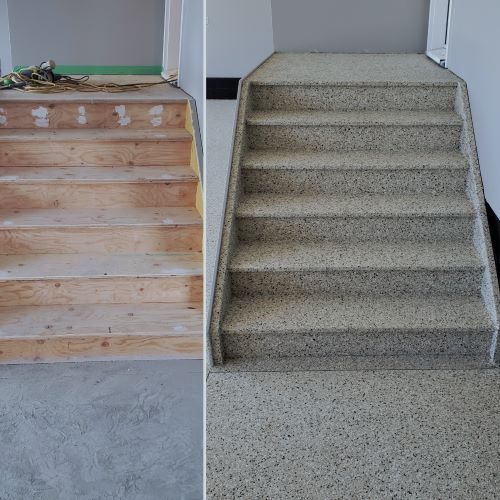 Steps: Wood, Concrete & Vinyl - Custom Coating SolutionsCustom Coating ...